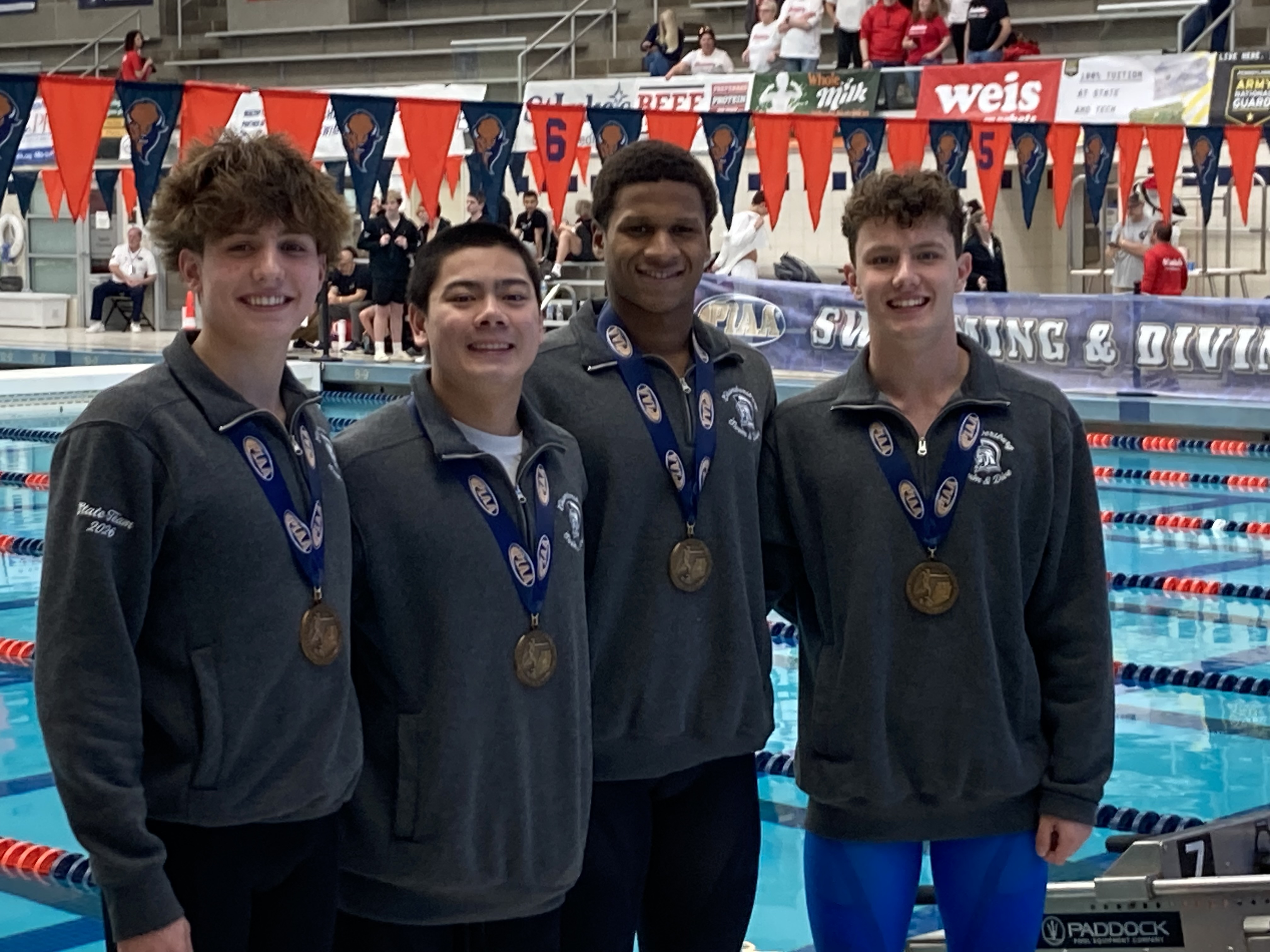 Trojans score best finish ever (4th) in PIAA swimming – THE SPORTS PAGE